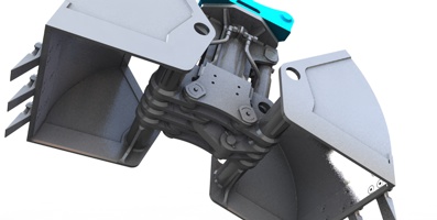 HGT Hydraulikgreifer-Technologie GmbH // Zweischalen-Tiefbaugreifer DCS-RT