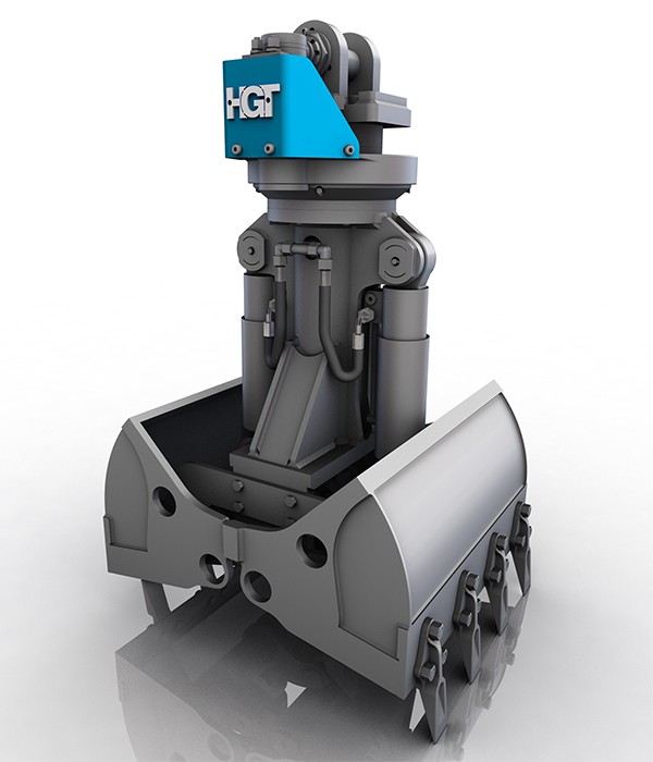 HGT Hydraulikgreifer-Technologie GmbH // Two-shell railroad and track ...