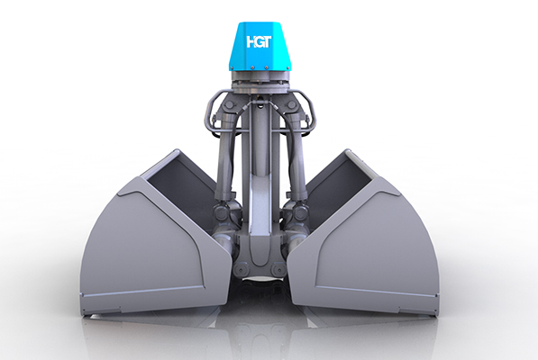 HGT Hydraulikgreifer-Technologie GmbH // Two-shell loading grabs RCS